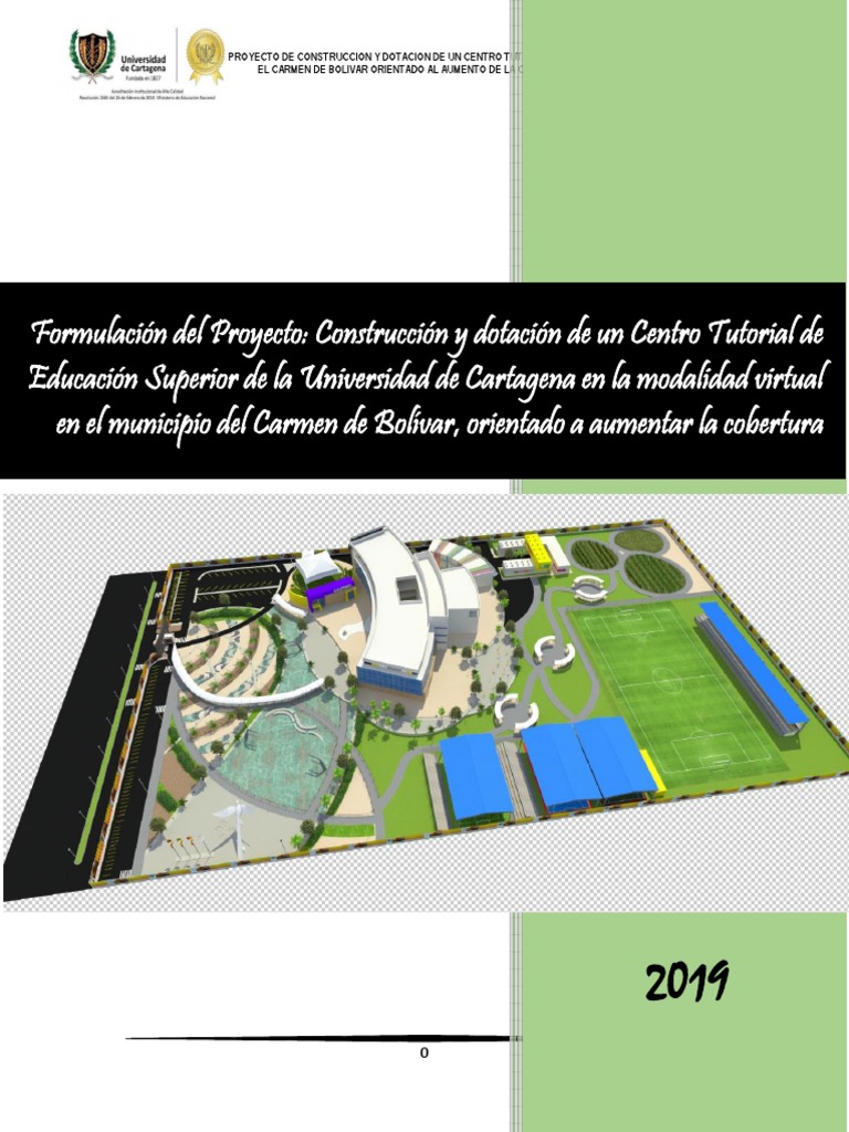 Formulacion Del Proyecto C.T. Carmen de Bolivar | PDF | Economias | Educación avanzada
