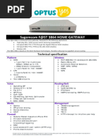 Sagemcom F@ST 3896: Very High Performance Triple-Play Home Gateway ...