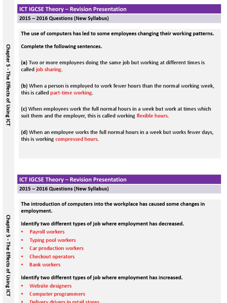Chapter 5 - The Effects of Using ICT | PDF | Educational Technology ...