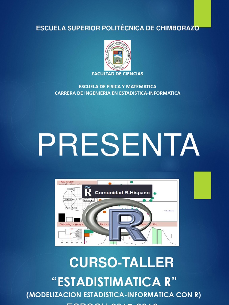 Estadistica Aplicada Con R Y Rstudio | PDF | R (lenguaje de ...