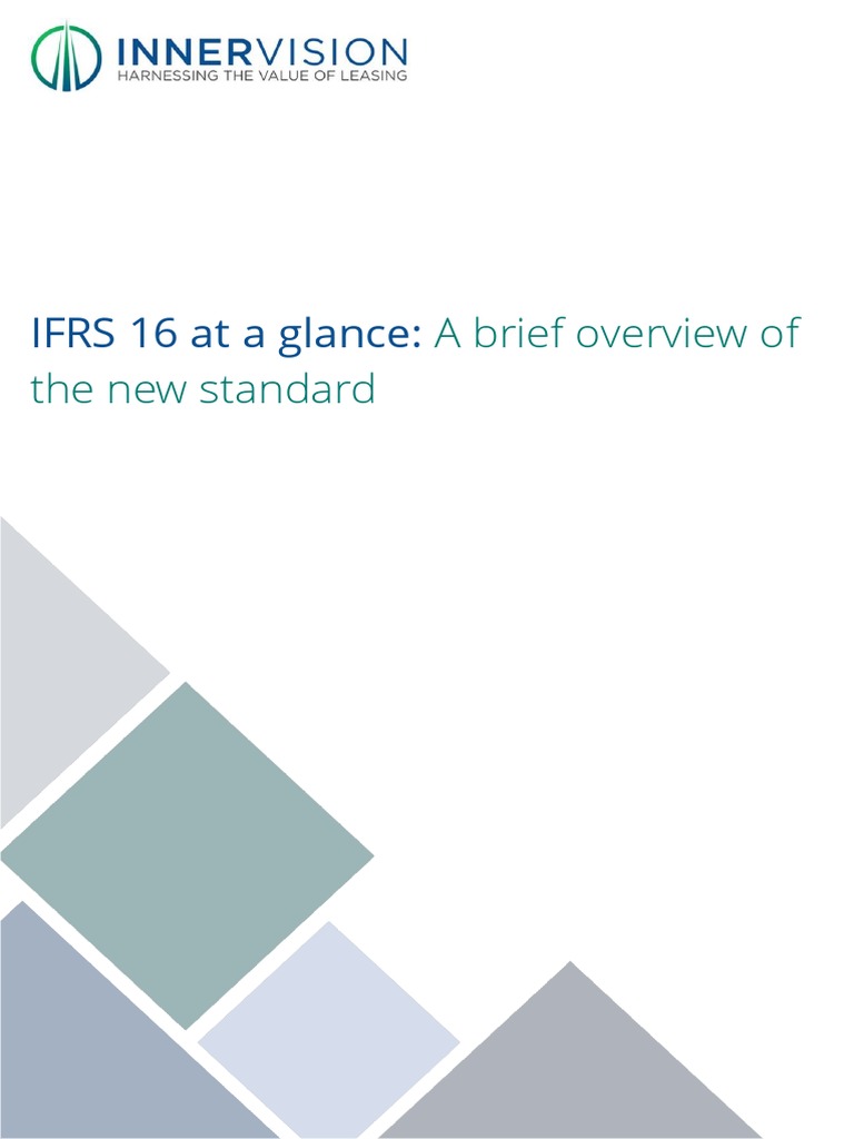 IFRS 16 Leases at A Glance PDF | PDF | International Financial ...
