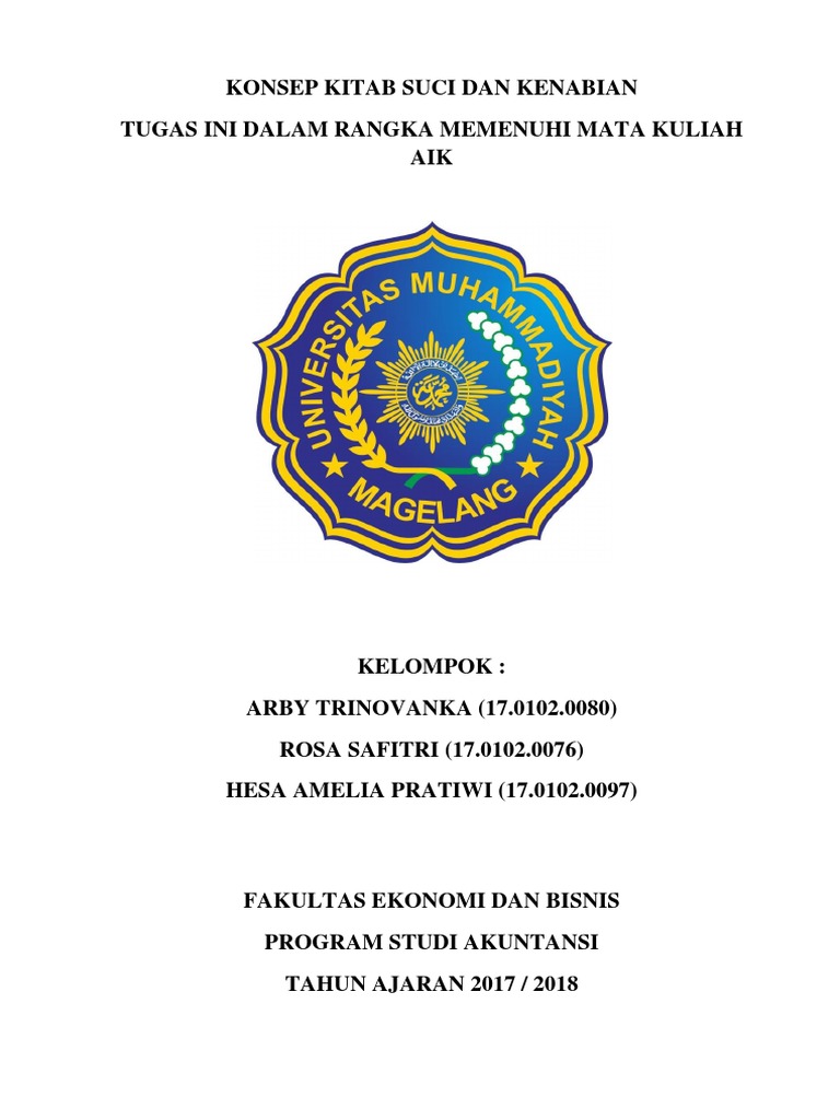 Makalah Konsep Kitab Suci Dan Kenabian | PDF