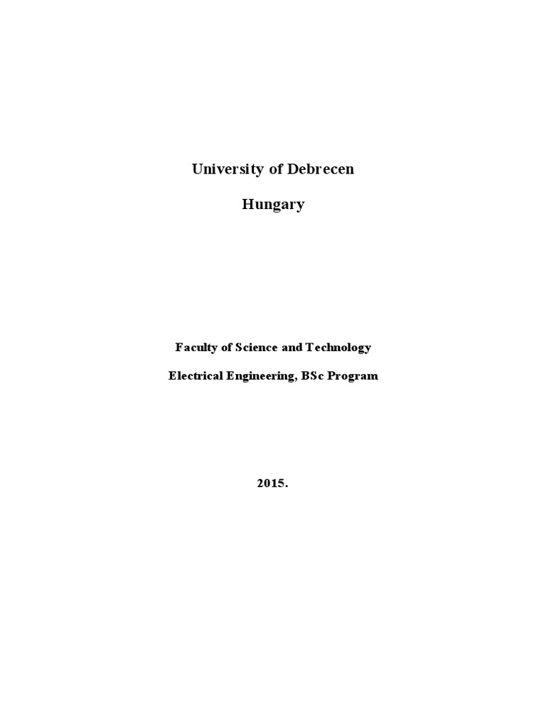 ElectEngin BSC | PDF | Bachelor's Degree | Electrical Engineering