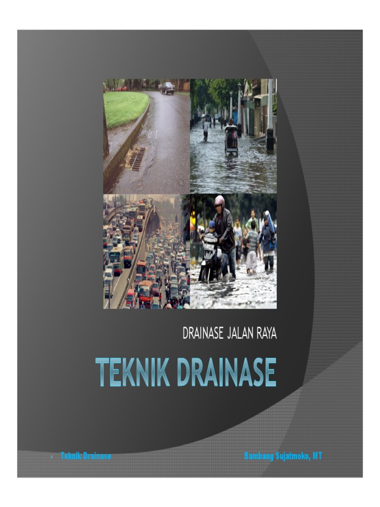 Drainase Jalan Raya: Teknik & Fungsi | PDF