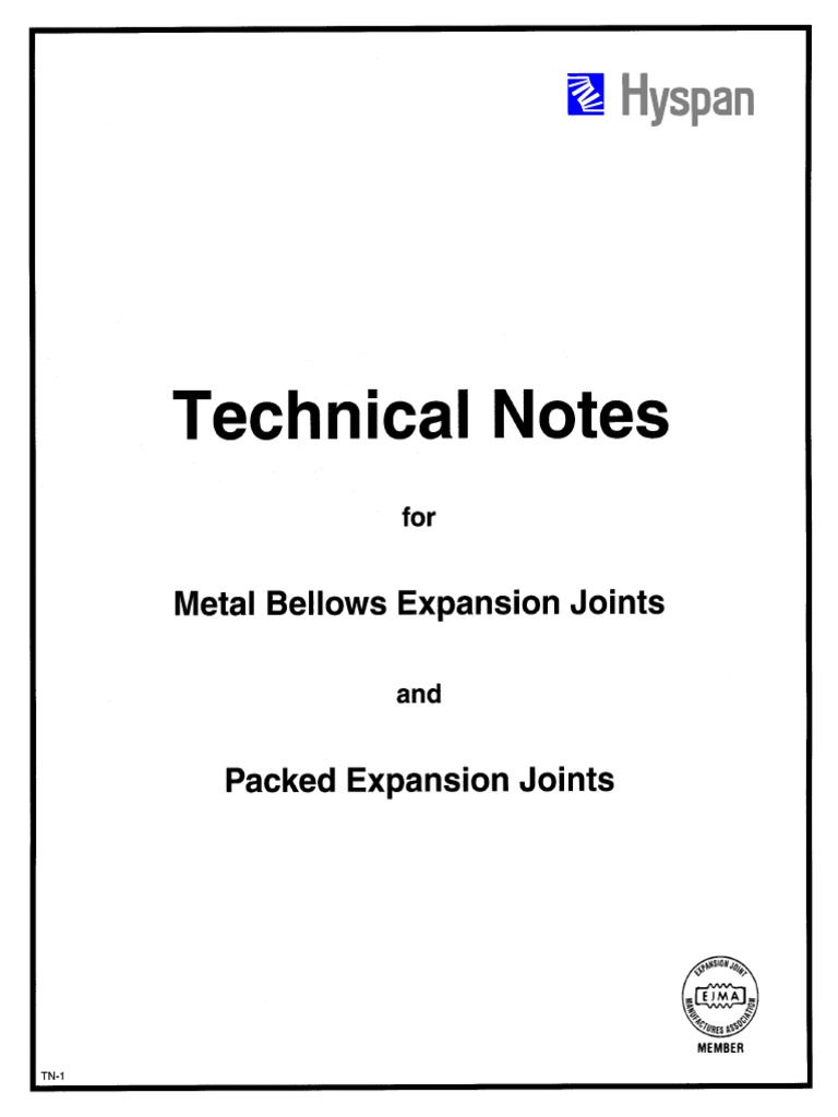 Bellows Technical Notes | PDF