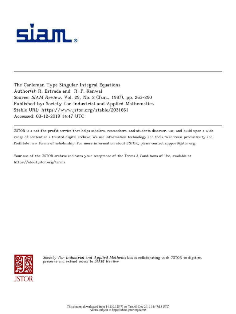 Carleman And Rieman Hilbert Pdf Equations Ordinary Differential Equation