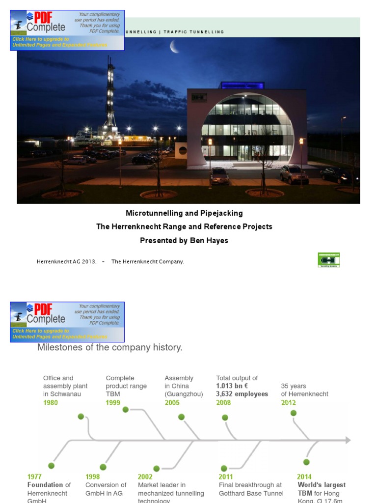 Microtunnelling and Pipejacking | PDF | Tunnel | Civil Engineering