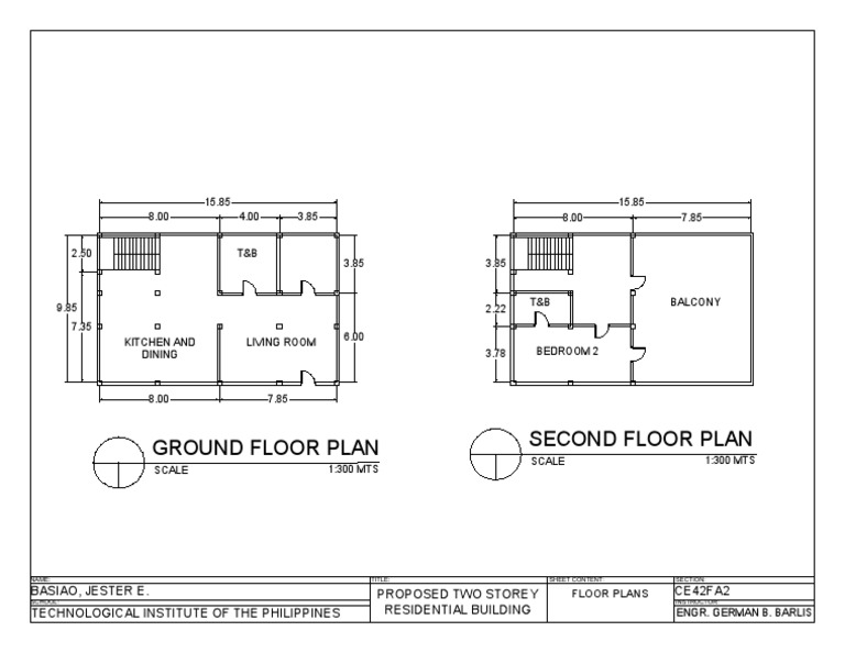 Timber Floor Plan | PDF