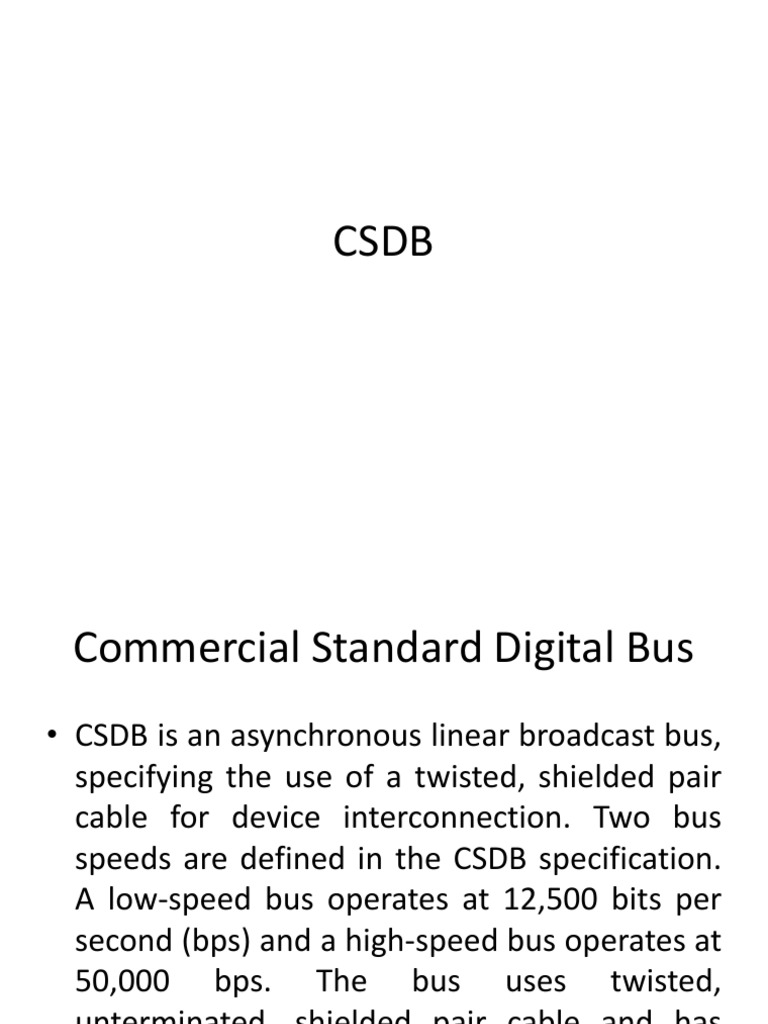 CSDB | PDF | Bit Rate | Byte