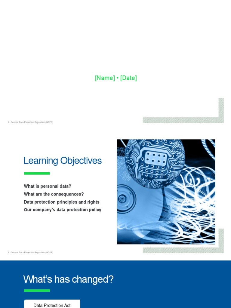 Skillcast GDPR Training Presentation | PDF | Information Privacy | Data Management