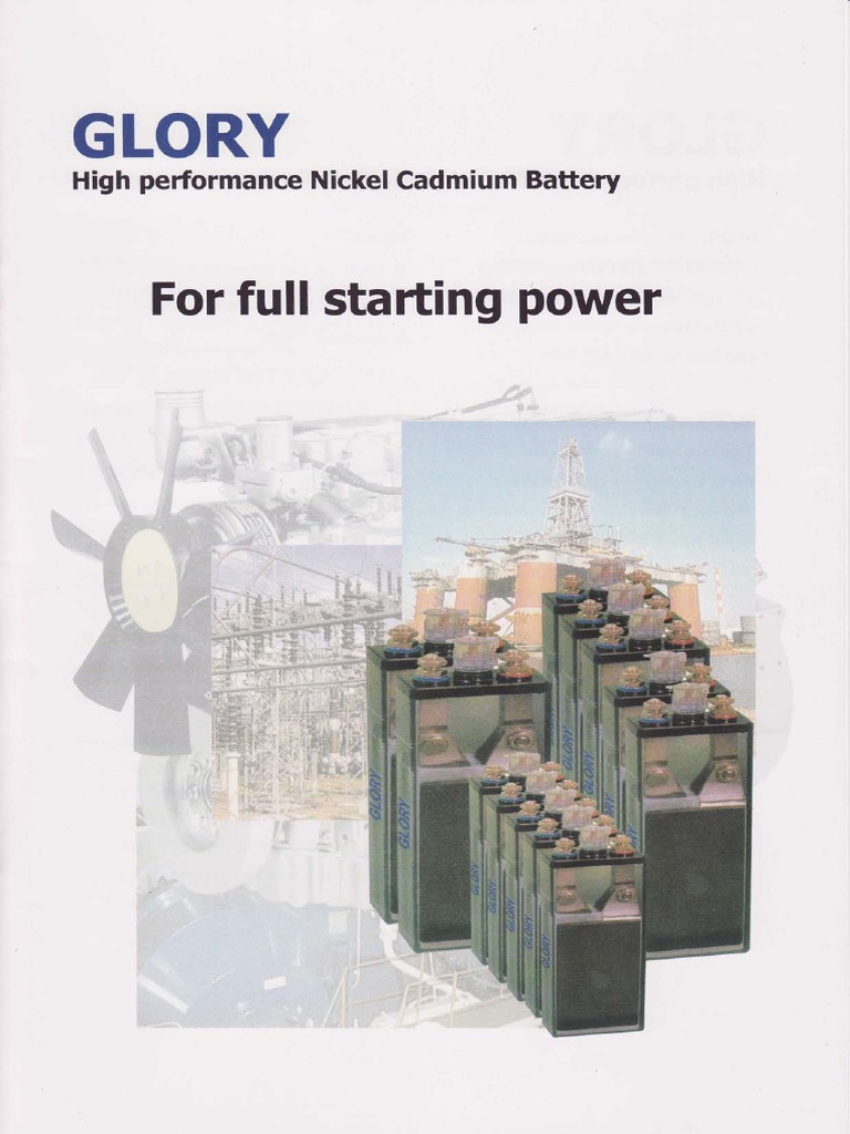 High-Performance Nickel Cadmium Battery | PDF