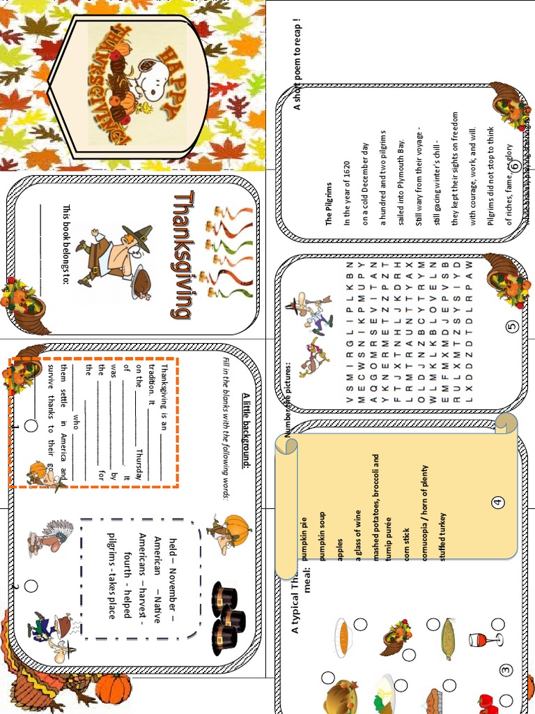 Thanksgiving Traditions and History | PDF | Pumpkin | Cooking