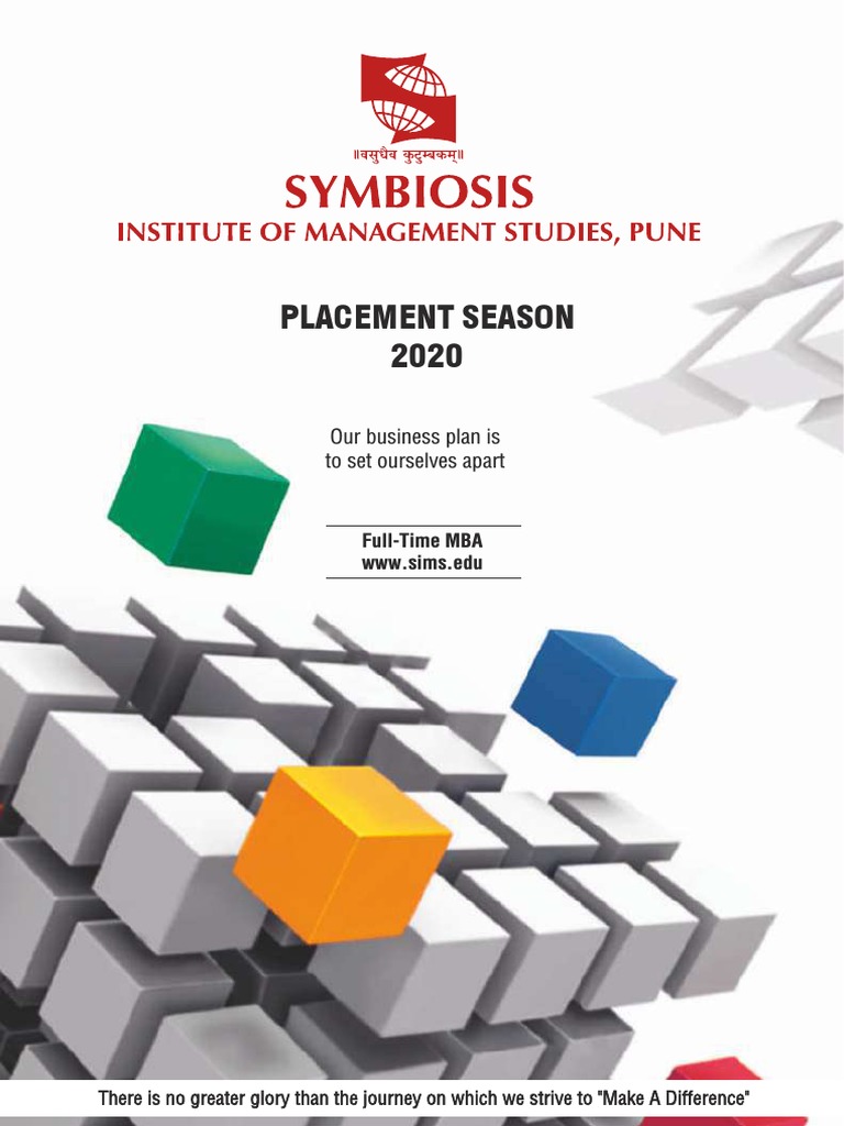 SIMS Placement Brochure 2019 PDF | PDF | Business
