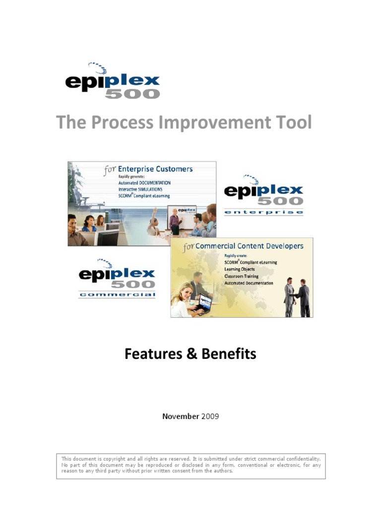 Epiplex500 Overview Features Benefits | PDF | Simulation | Business Process