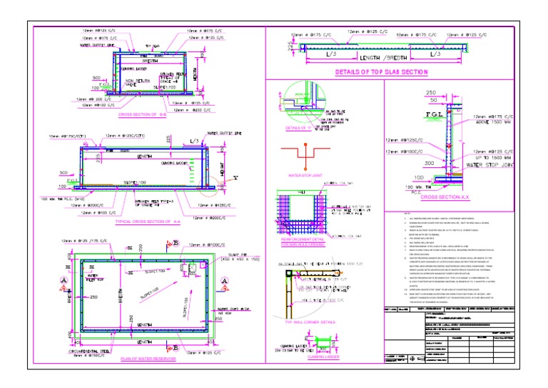 Water Reservoir | PDF | Concrete | Building