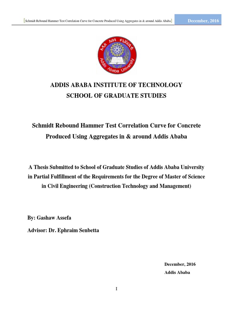 Gashaw Assefa | PDF | Rock (Geology) | Concrete