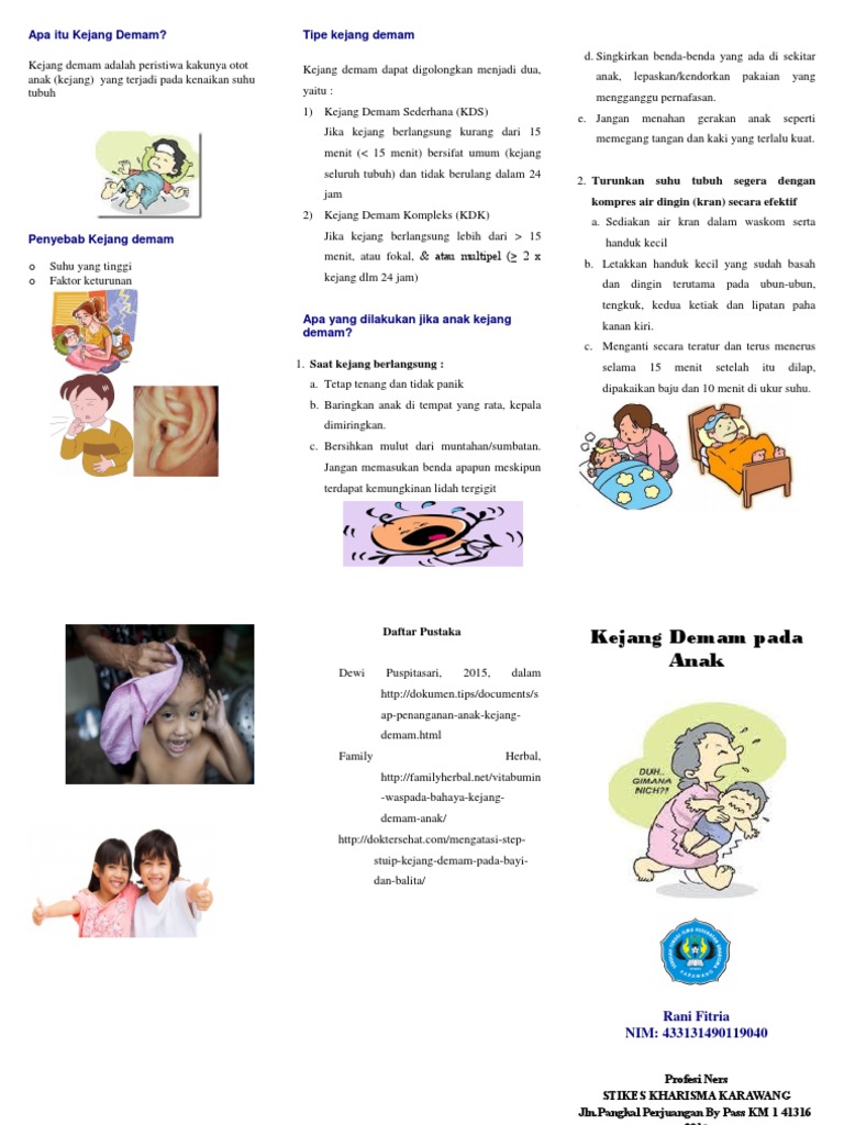 Leaflet Kejang Demam | PDF