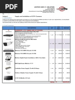 CCTV Quotation by Apr Smart Solution PDF | PDF | Closed Circuit ...