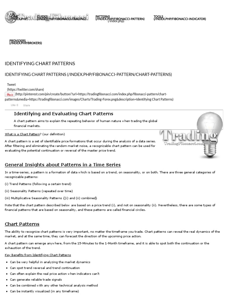 Identifying Chart Patterns | PDF | Seasonality | Technical Analysis