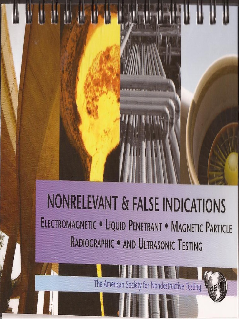 NDT-Non-Relevant & Fals Indications | PDF