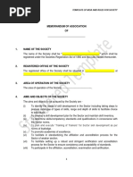 Bylaw Amendment Procedure for Societies | PDF | Affidavit | Deed