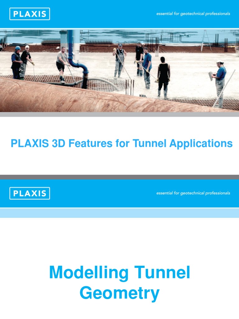 Tunnel Modelling Features in PLAXIS 3D | PDF | Strength Of Materials ...