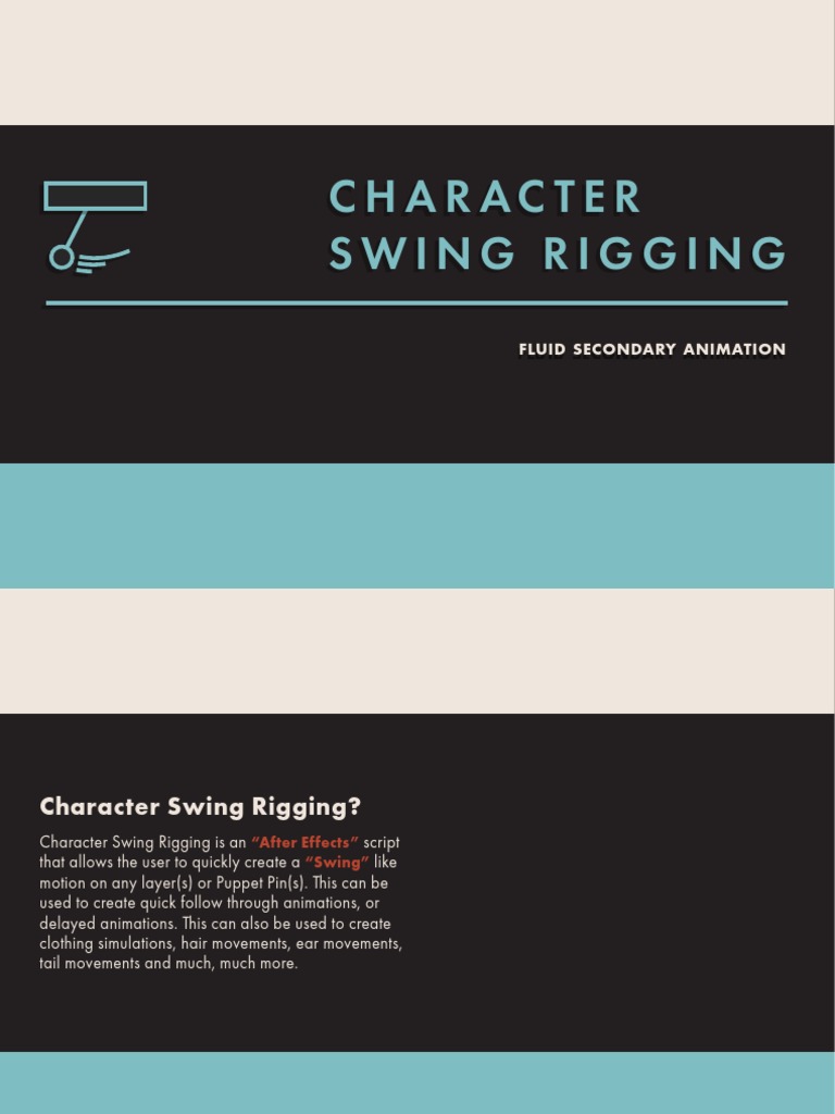 Character Swing Rigging Guide - v1 | PDF