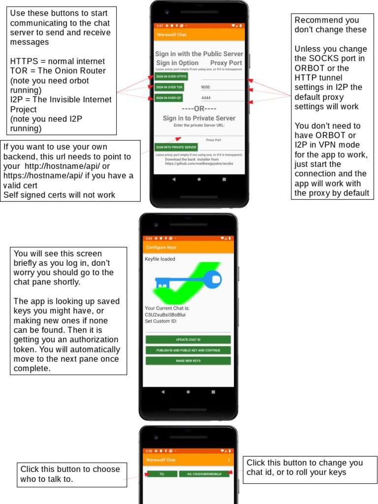 User Guide Werewolf Chat | PDF | Proxy Server | Tor (Anonymity Network)