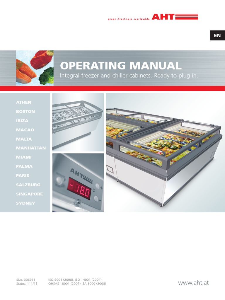 Aht Operating Manual en | PDF | Propane | Refrigeration