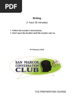 B2First FCE Essay Topics | PDF | Essays | Natural Environment