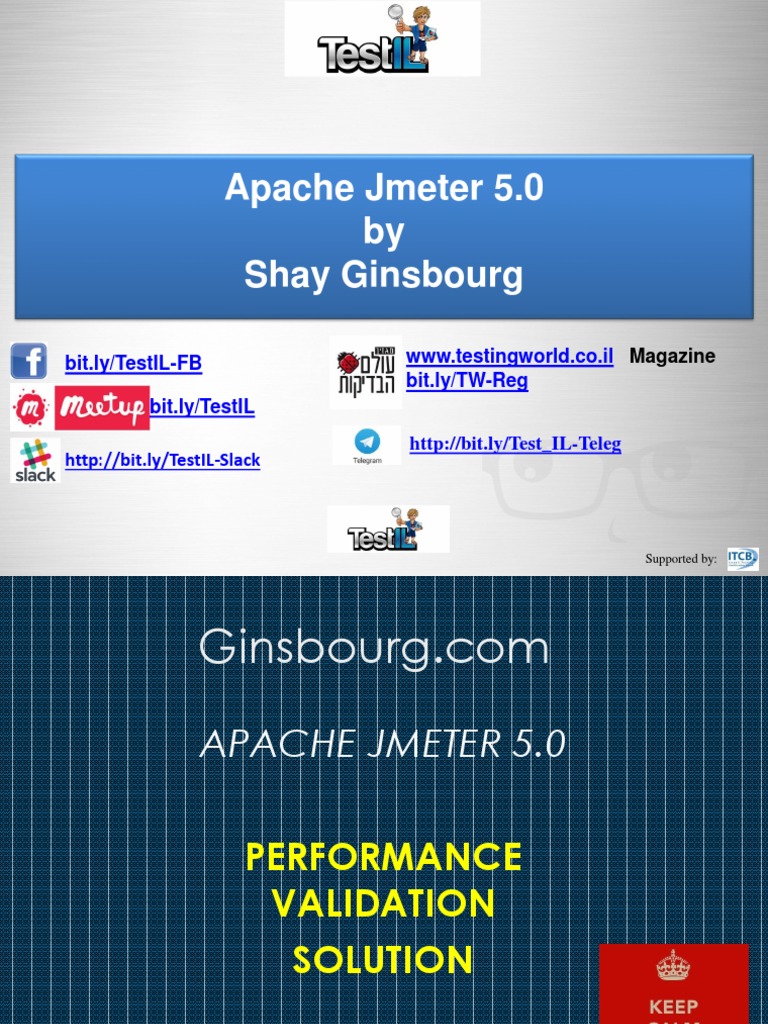 Presentation of Performance & Load Testing Validation 2019 | PDF | Json ...