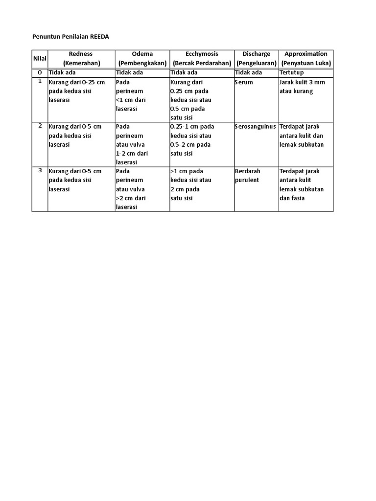 Penuntun Penilaian REEDA | PDF