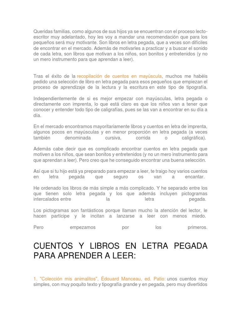 Libros en Letra Pegada | PDF | Poesía | Escritura