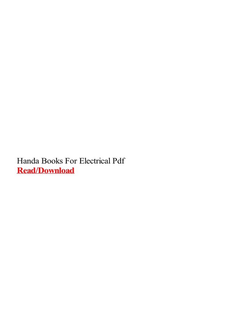 Handa Books For Electrical PDF | Download Free PDF | Books | Electrical ...
