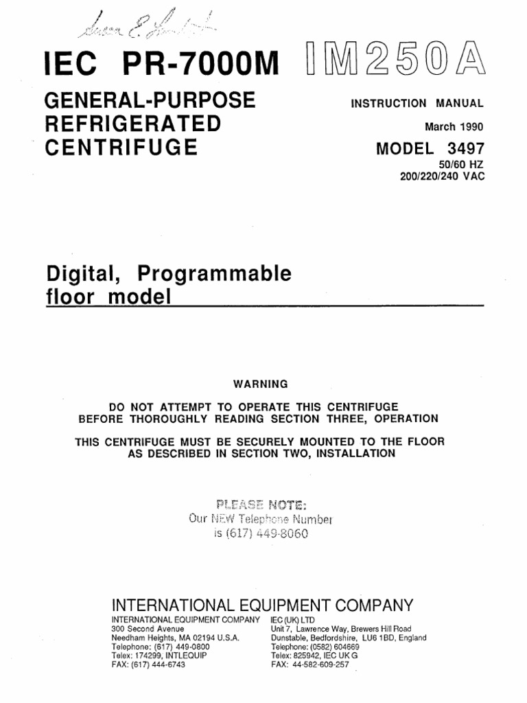 Thermo pr-7000m PDF | PDF