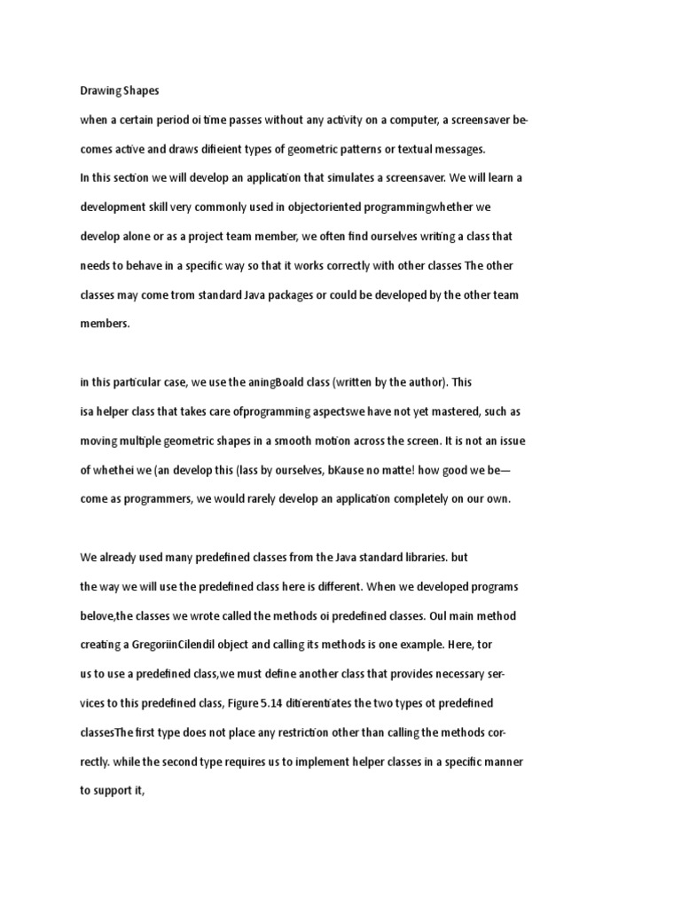 Drawing Shapes | PDF | Class (Computer Programming) | Object Oriented Programming