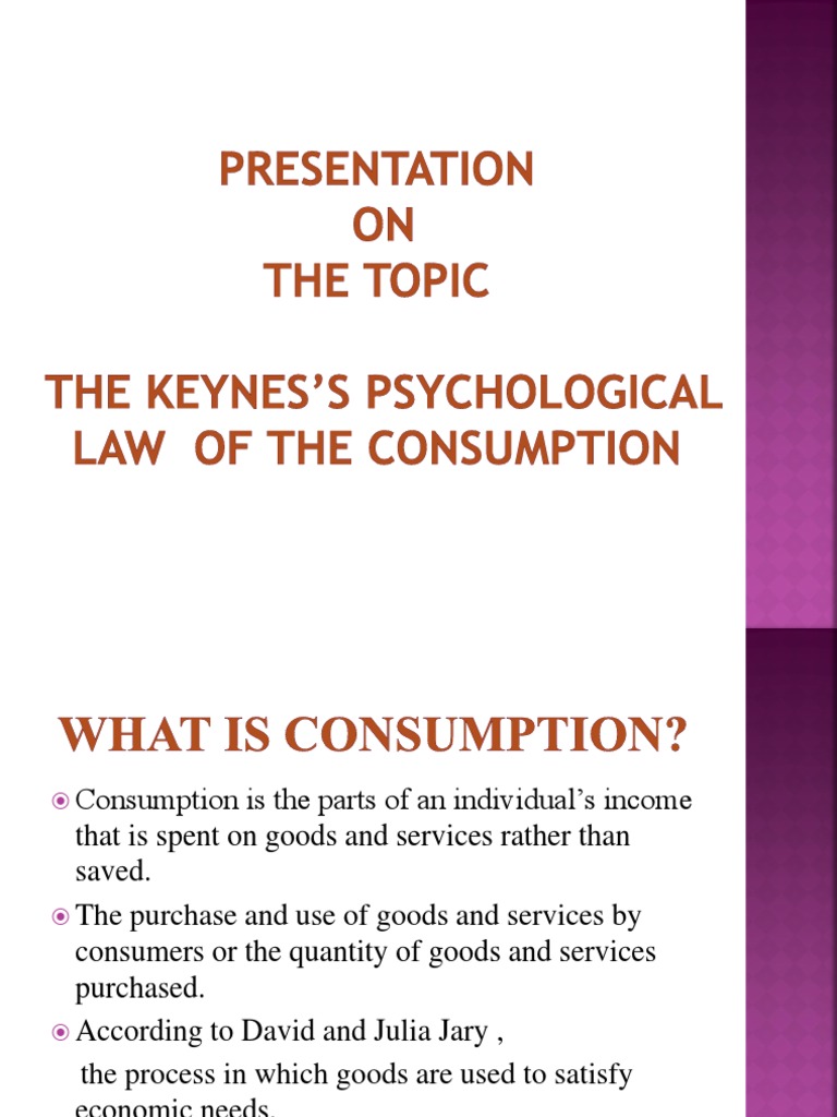 Consumption PDF