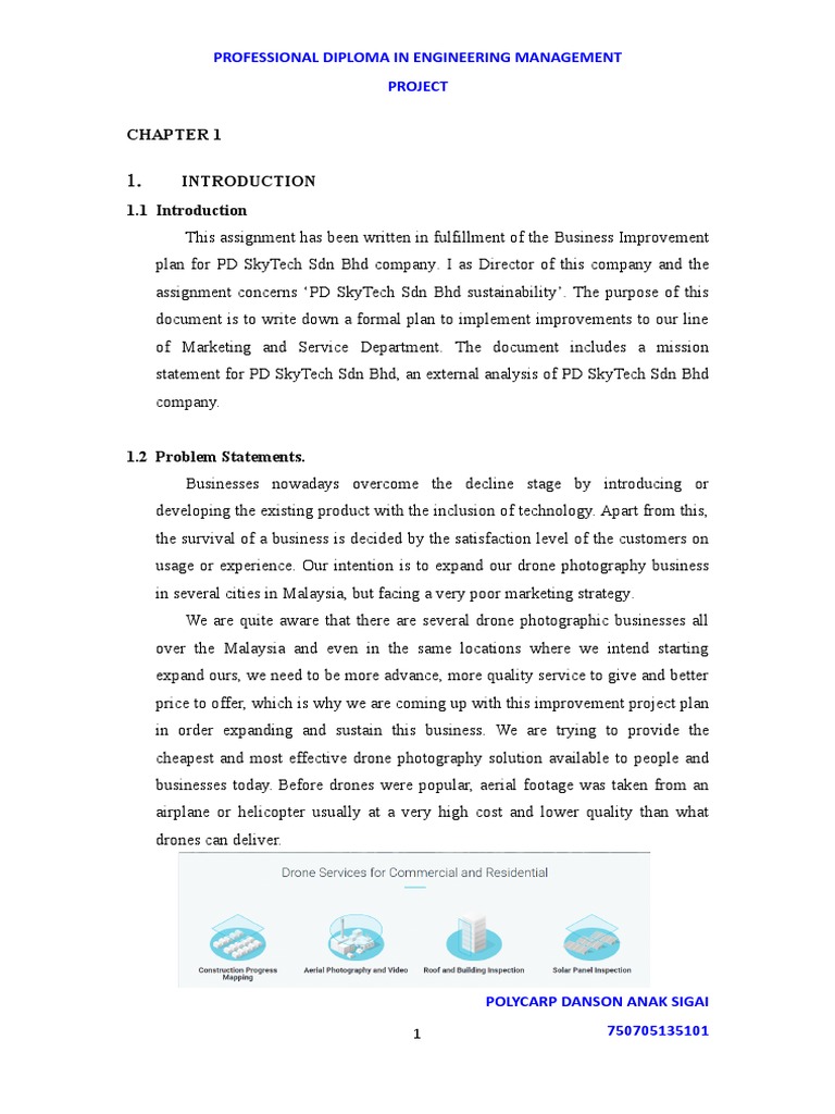 Industrial Project Paper - Business Improvement Plan 2019 | PDF ...