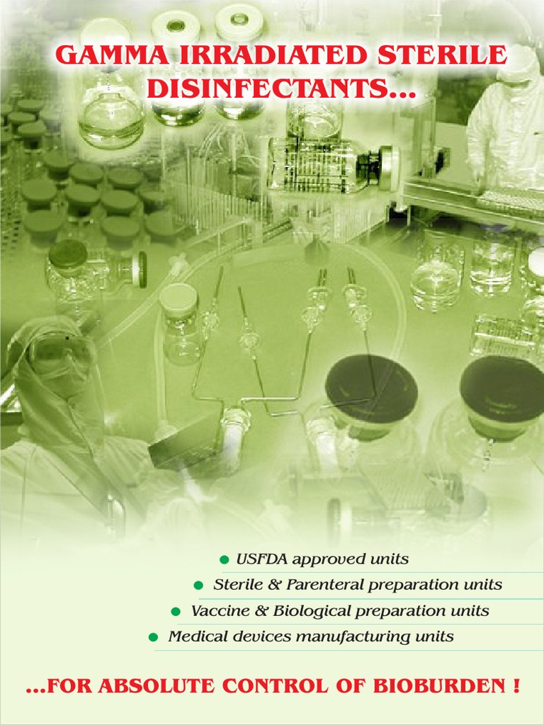 Sterile Disinfectant Pdf Pdf Disinfectant Sterilization