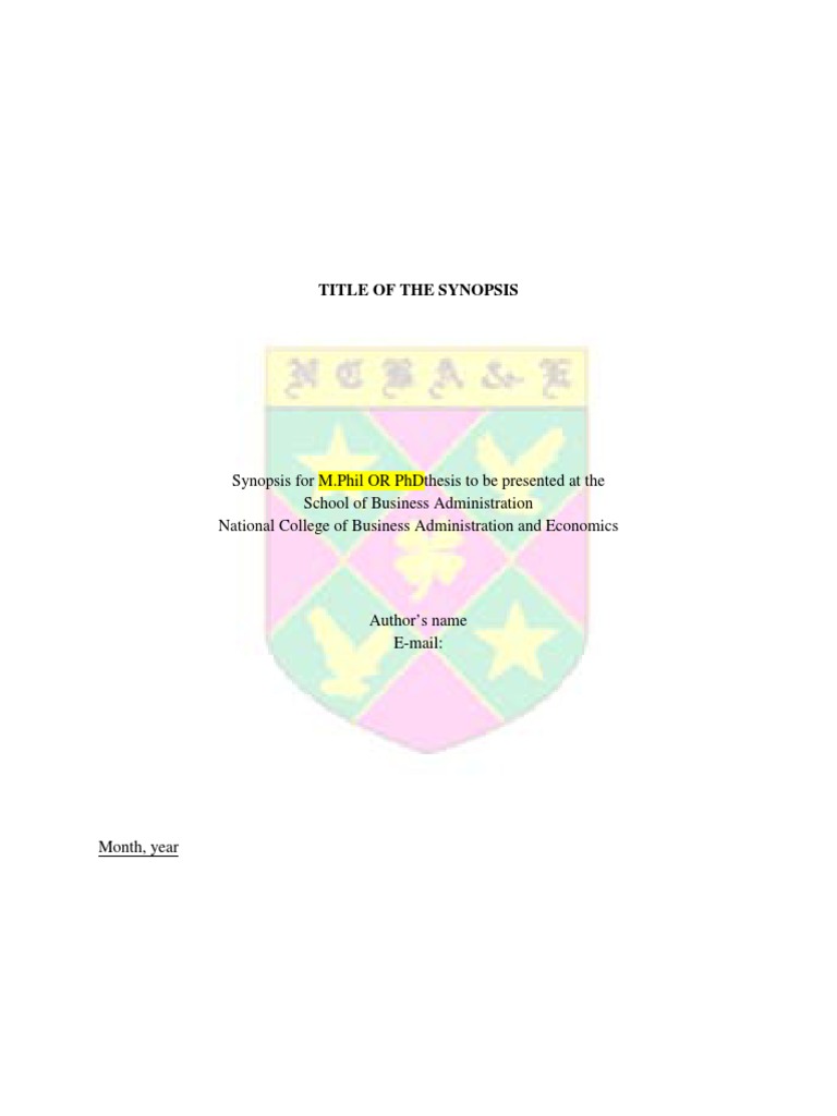 Sample Synopsis PDF | PDF | Scientific Method | Science