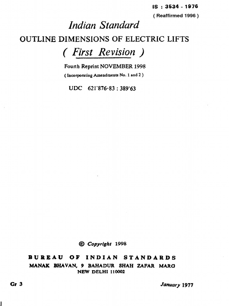 3534 | PDF | Elevator | Architectural Design