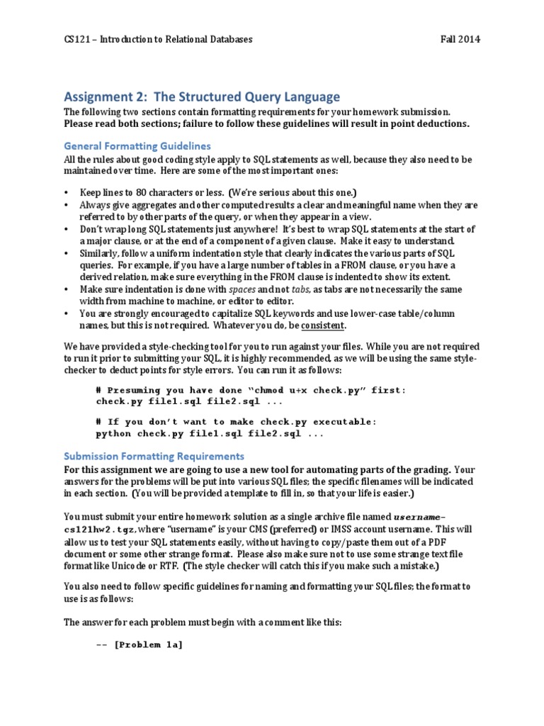 Assignment 2 Download Free Pdf Relational Model Relational Database 8490