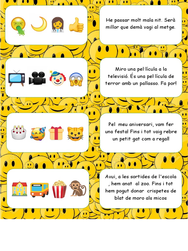 Emojis-Comprensió Lectora | PDF