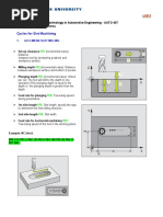 Machine Setup Sheet | PDF
