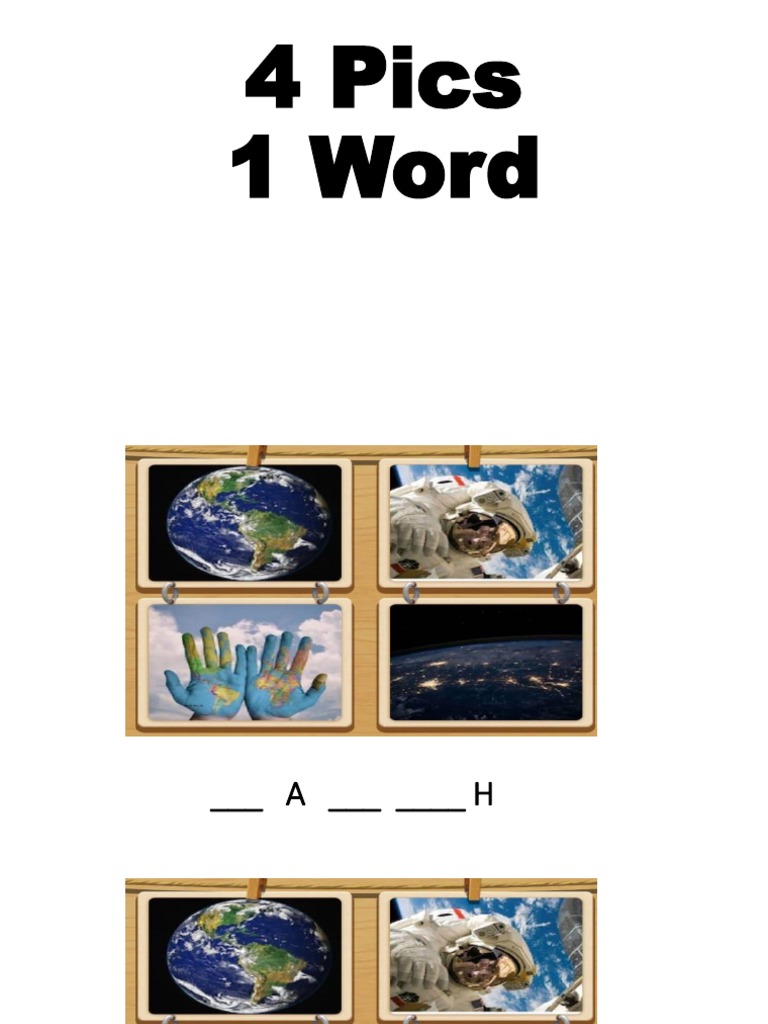 4 Pics 1 Word | PDF