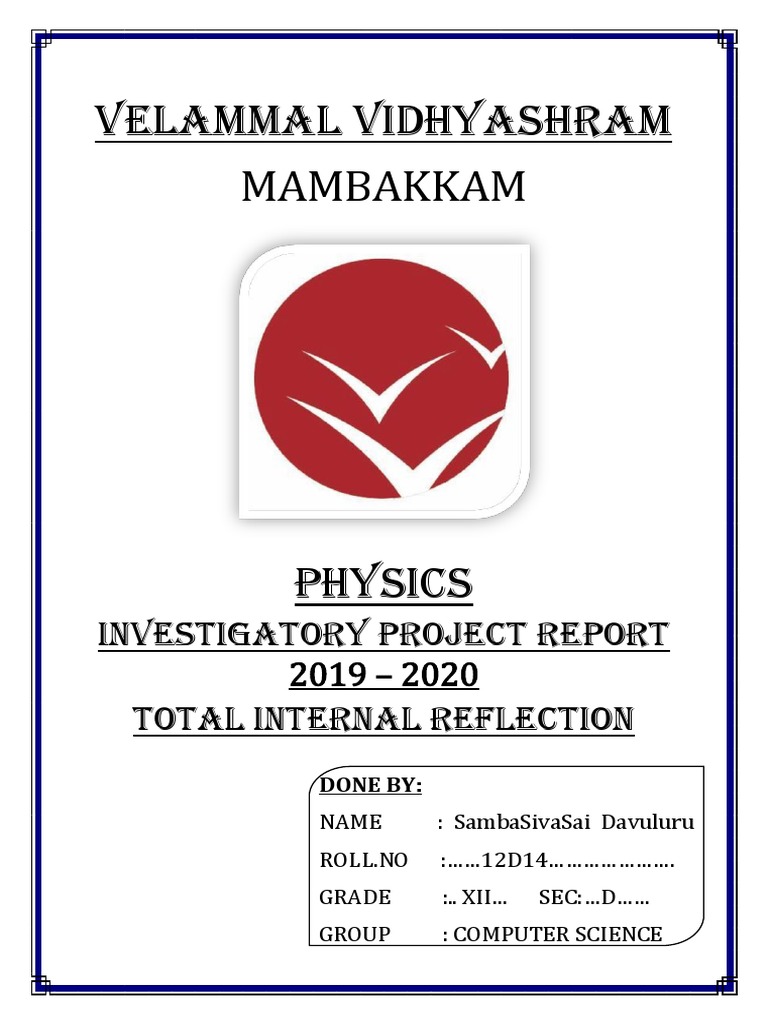 Phy T1 | PDF | Refraction | Reflection (Physics)