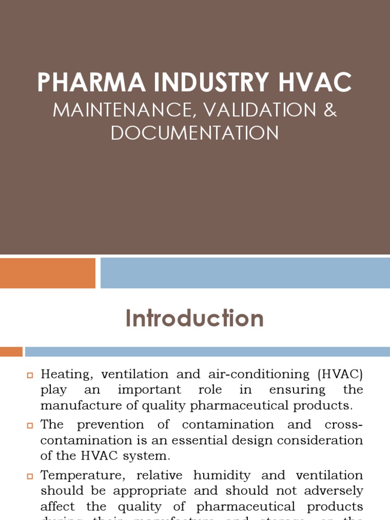 102 HVAC-Maintenance - Validation - & - Documentation | PDF | Verification And Validation | Air ...
