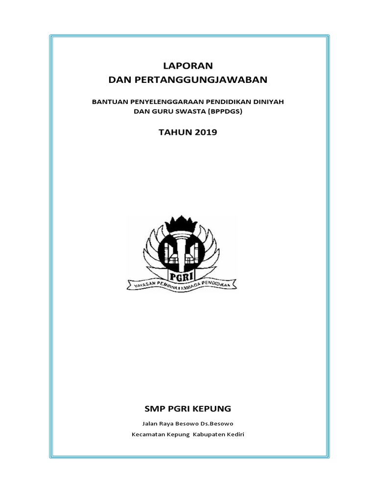 SPJ BPDGS SMP Pgri Kepung 2019 | PDF | Ilmu Sosial