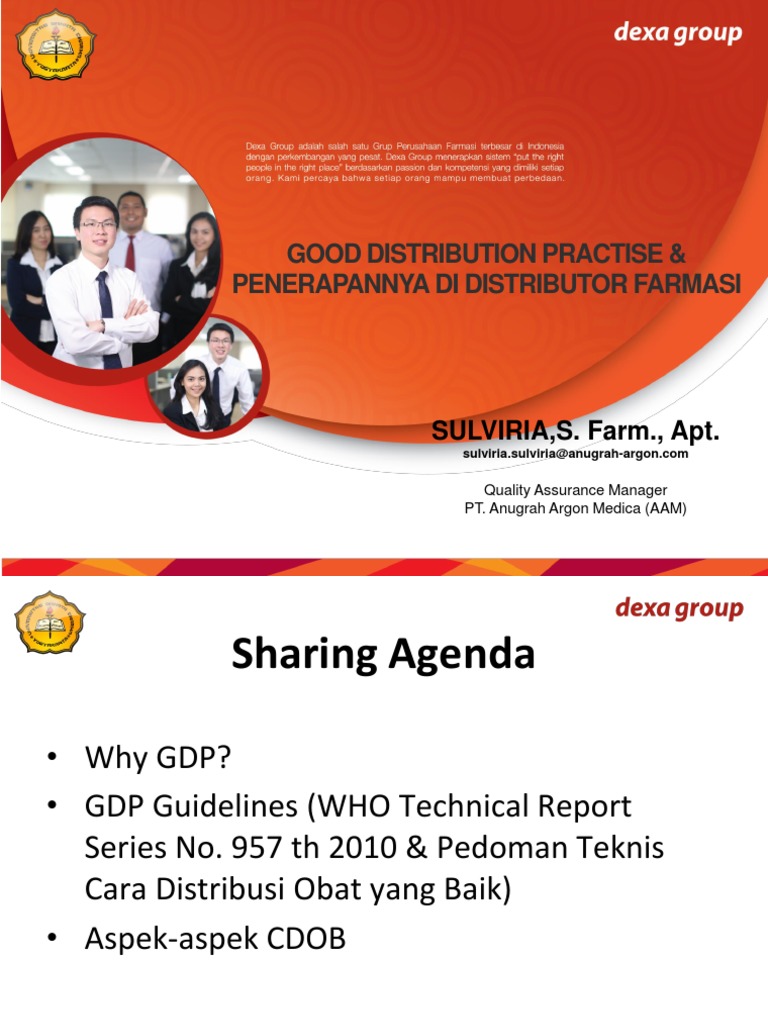 GOOD Distribution Practise & Penerapannya Di Distributor Farmasi PDF ...