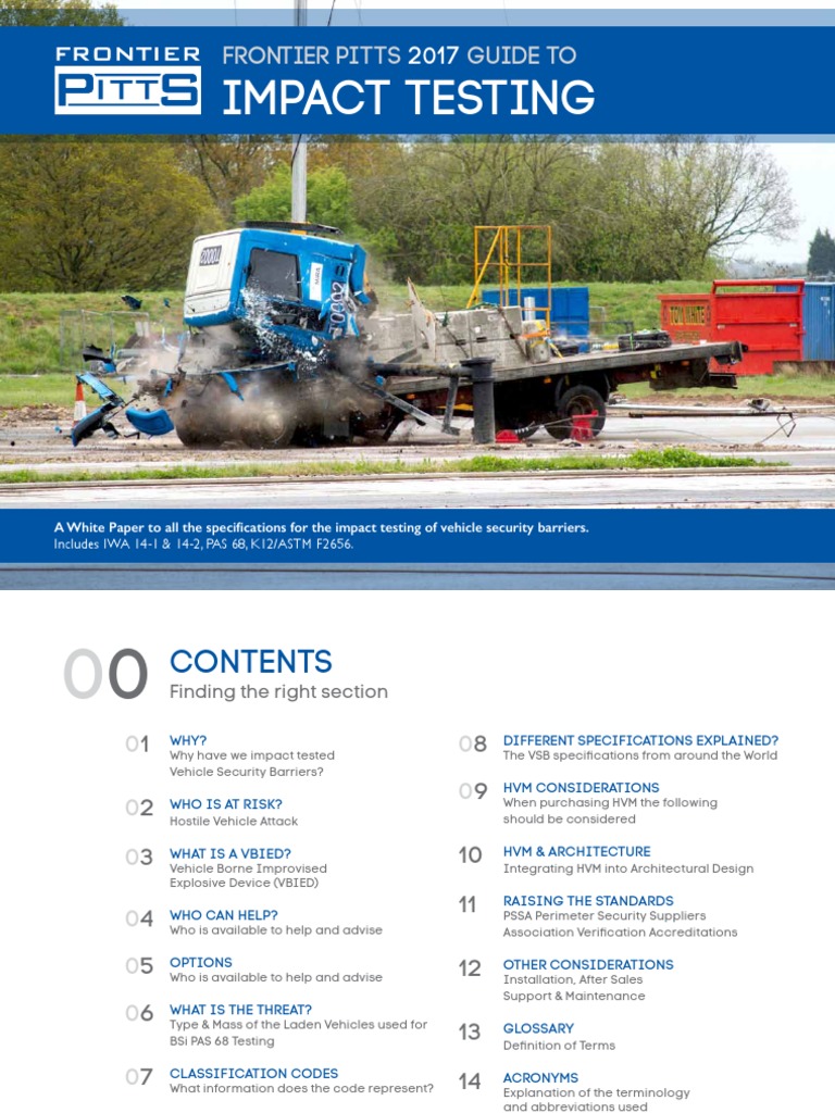 Guide To Impact Testing | PDF | Risk Management | Specification ...